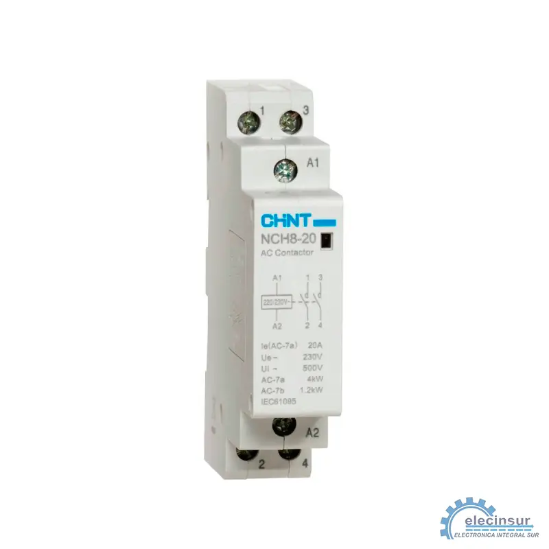 CONTACTOR MODULAR 20A 220V 2NA CHINT - Elecinsur